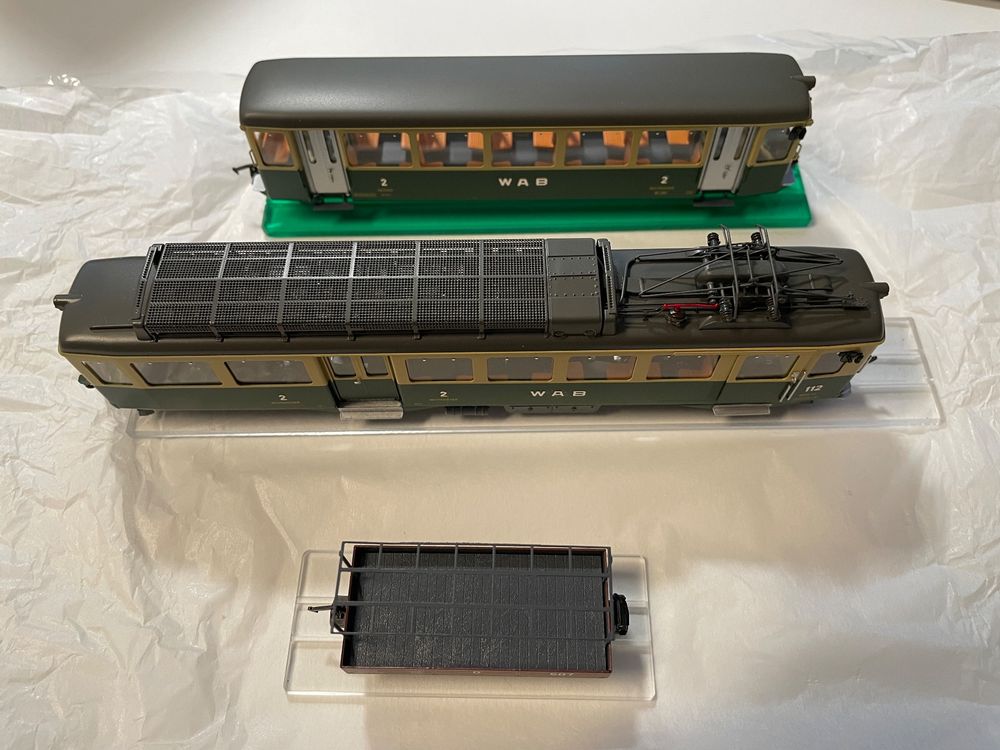 HRF: WAB BDeh 4/4 112, Bt 261 & Ok 601, Nr. 1843-4 (Neu (gemäss ...