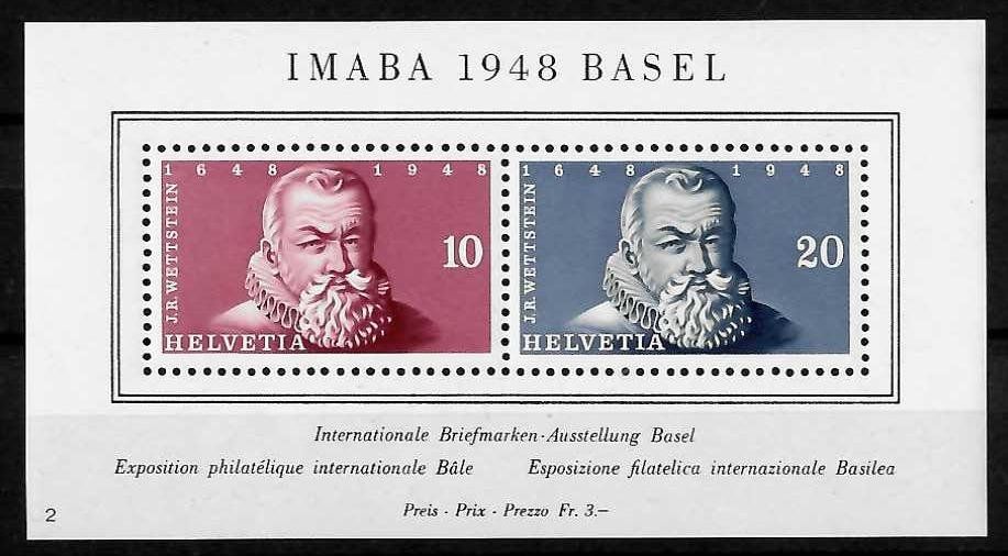1948, W31** Block Imaba Basel postfrisch (15268) | Kaufen auf Ricardo