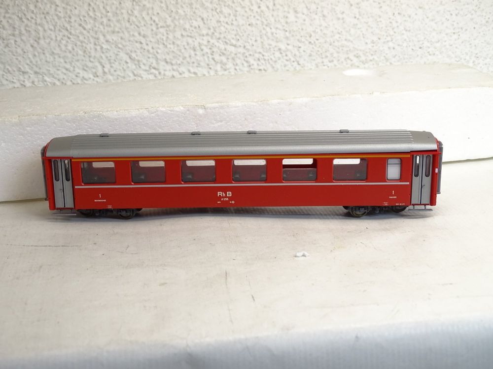 Bemo RhB Personenwagen A1255 1.Klasse, Rot, H0m (Gebraucht) in Wohlen AG für CHF 19 – mit ...