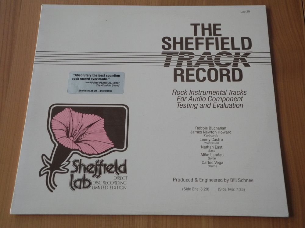 AUDIOPHILE SHEFFIELD LAB TRACK RECORD - TEST RECORD! (Neu (gemäss ...