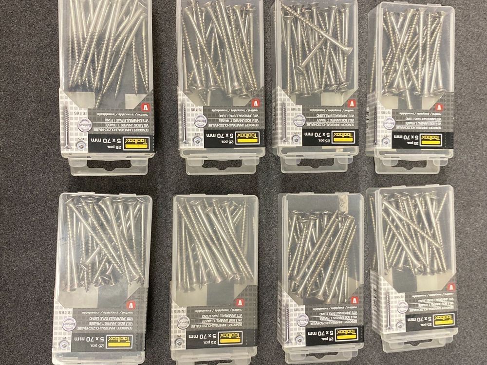 INOX Holzschrauben 5x70 Torx 200 St. (Neu (gemäss Beschreibung)) in ...