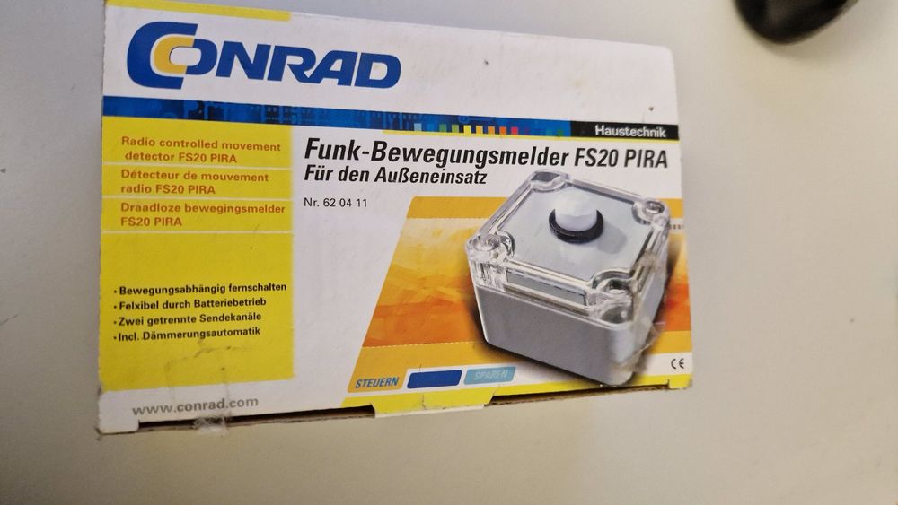 Funkbewegungsmelder FS20 PIRA für Ausseneinsatz (Neu und ...