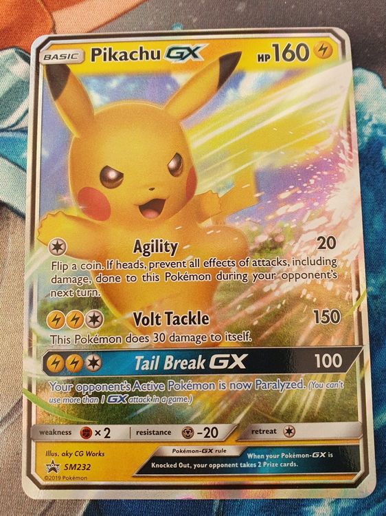Pikachu GX SM232 Pokemon TCG (Neu (gemäss Beschreibung)) in ...