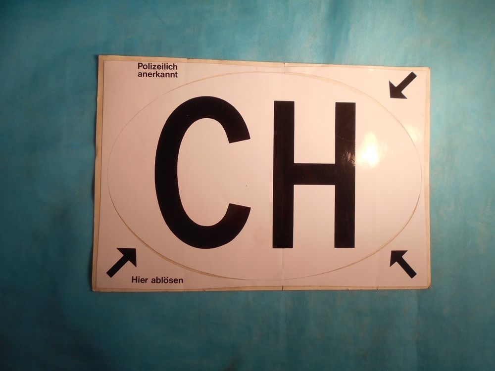 Offizieller CH Sticker (Neu (gemäss Beschreibung)) in Bellach für CHF 1 ...