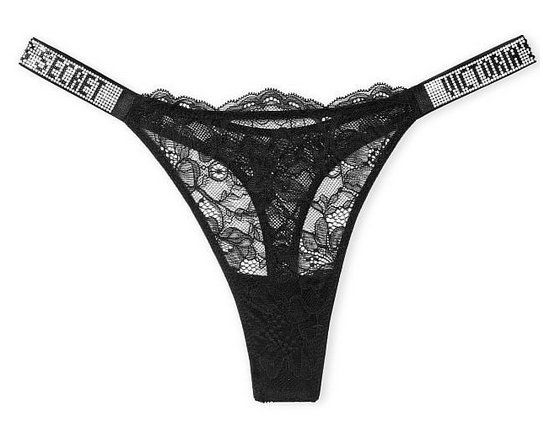 Victorias Secret Spitzenstring mit Glanzriemen Gr. S NEU (Neu und originalverpackt) in für CHF ...