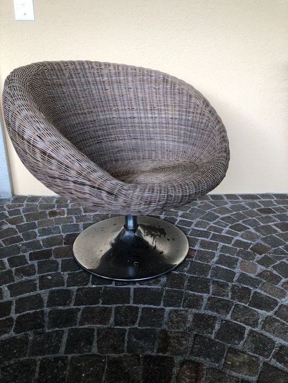 Korbsessel rund | Kaufen auf Ricardo