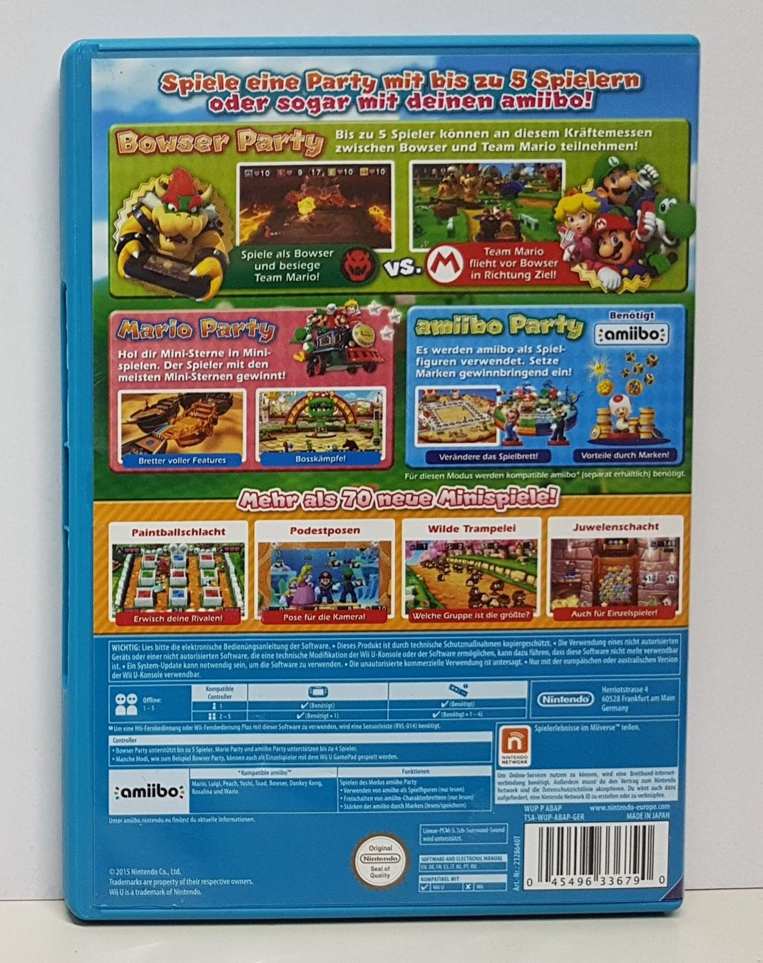 Mario Party 10 Bowser Party besiege Team Mario! für Wii U (Gebraucht ...