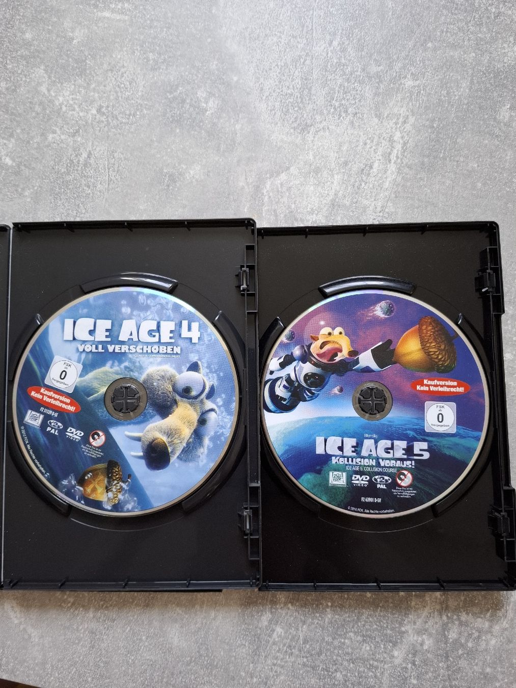 Ice Age DVD Set, Teil 4 und 5, wie neu! Filmspass garantiert (Gebraucht ...