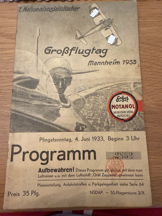 Historisches Reklame Oil Aral Michelin WK 2 1933 (Gebraucht) in Schupfart für CHF 59.9 – mit ...