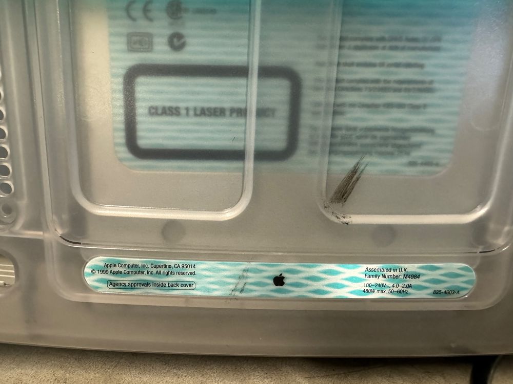 Apple iMac G3 Vintage 1998 - The Original iMac | Kaufen auf Ricardo