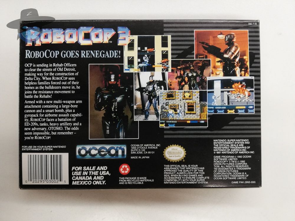 Robocop 3 / USA NTSC-U / Super Nintendo | Kaufen auf Ricardo
