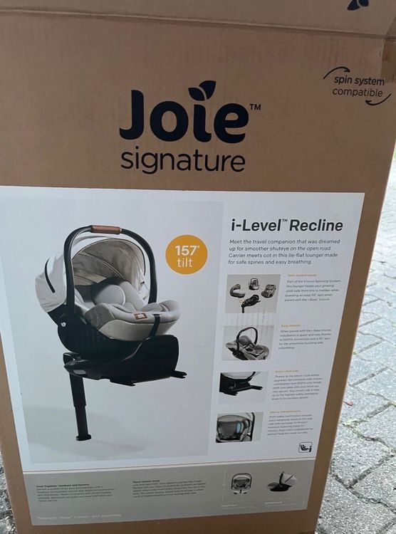 Joie signature i level recline baby schale - porte bebe (Gebraucht) in ...