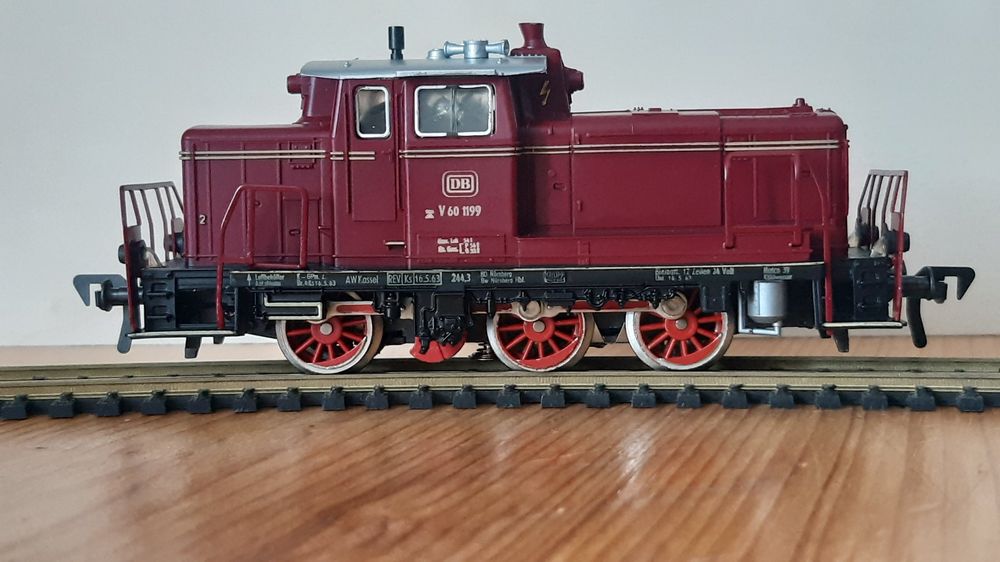 Fleischmann DB V 60 1199 Diesellok, Spur H0, gut erhalten (Gebraucht ...