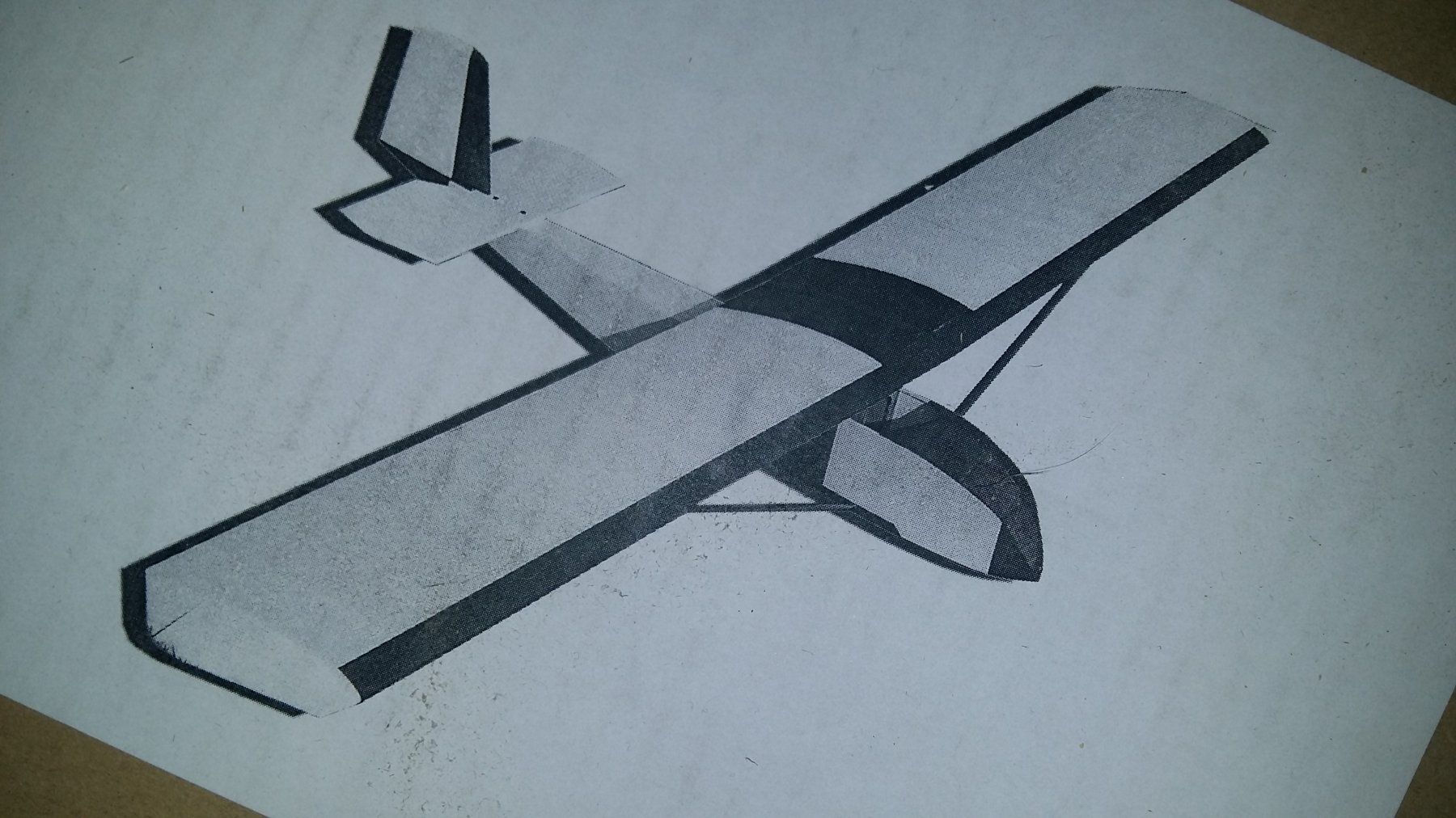 Grüne Post 1/3Segelflugmodell Short-Kit von Hexemodel (Neu und ...