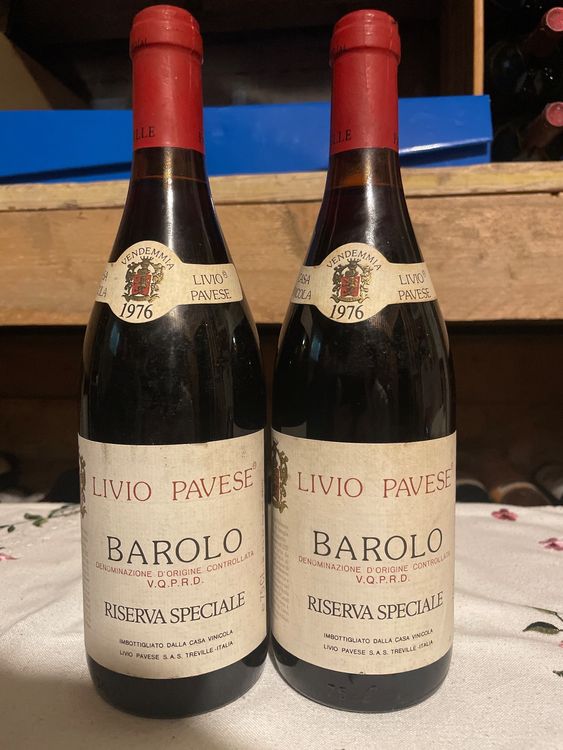 Livio Pavese Barolo Reserva Speciale 1976 | Kaufen auf Ricardo