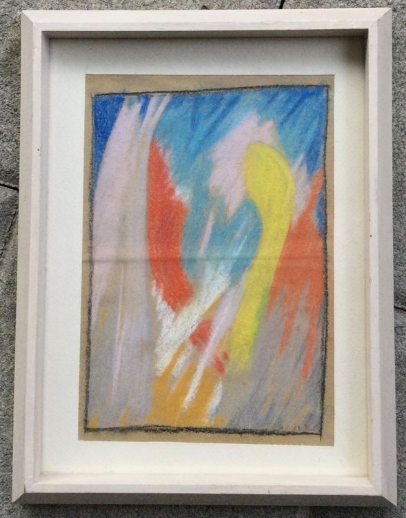 Abstrakte Pastell Gemälde Monogrammiert | Kaufen auf Ricardo