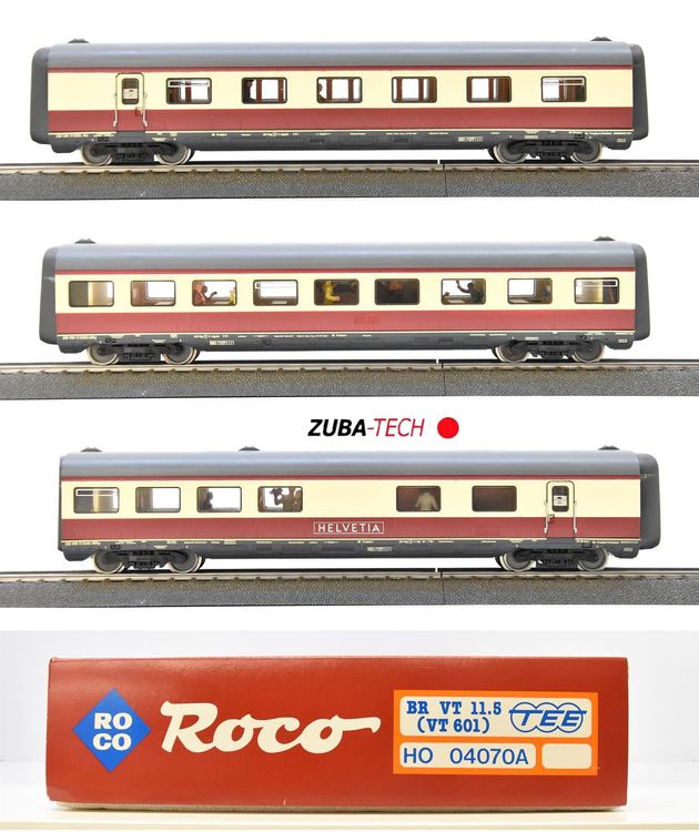 Roco 4070A Ergänzungswagen-Set VT11.5 DB (Gebraucht) in St. Gallen für ...