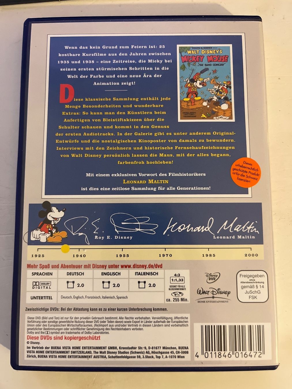 Disney DVD Kostbarkeiten : Micky Maus im Glanz der Farbe 📀 (Neu (gemäss ...