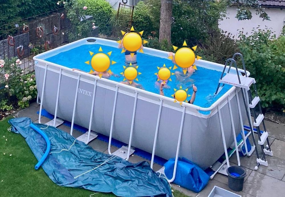 Pool 4x2m (Gebraucht) in Weisslingen für CHF 40 – nur Abholung auf ...