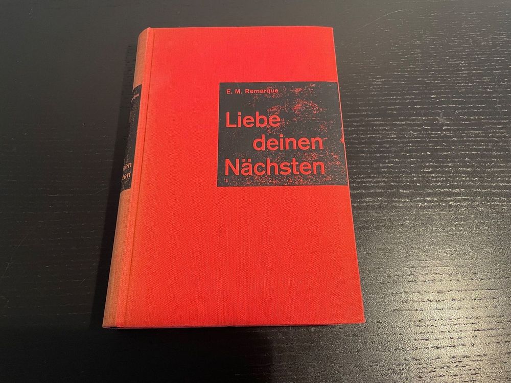 Liebe deinen Nächsten, Roman, Erich Maria Remarque | Acheter sur Ricardo Liebe deinen Nächsten, Roman, Erich Maria Remarque | Acheter sur Ricardo