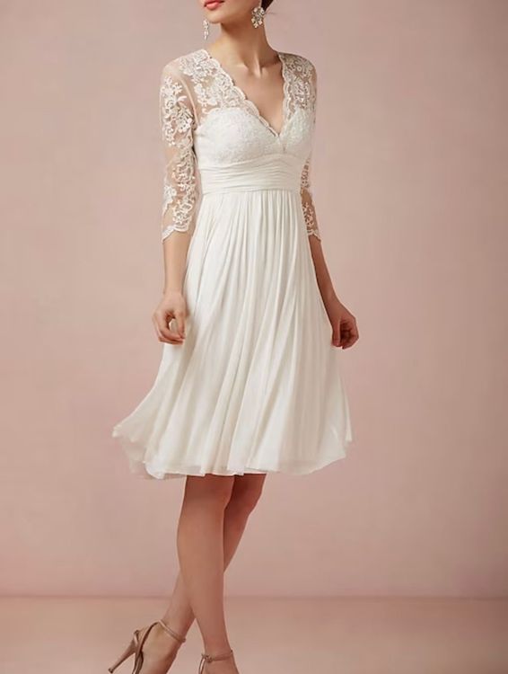 Hochzeitskleid kurz / Robe de mariée courte | Kaufen auf Ricardo