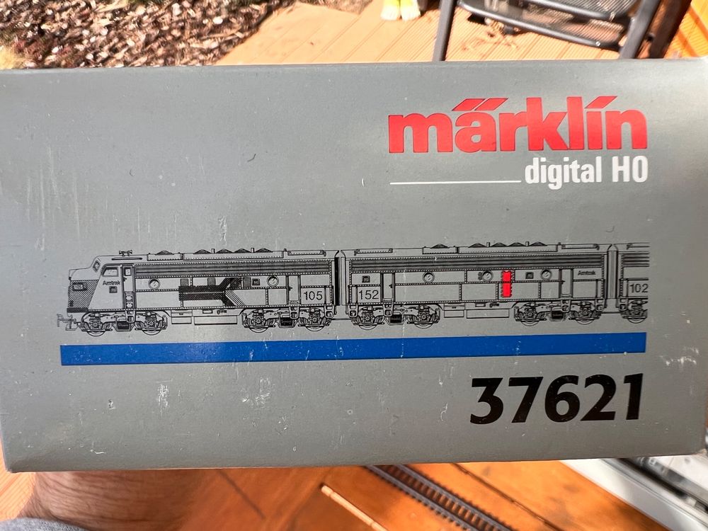 Diesellok "Amtrak" Digital, USA EMD F7, H0 AC, Märklin 37621 (Neu und ...
