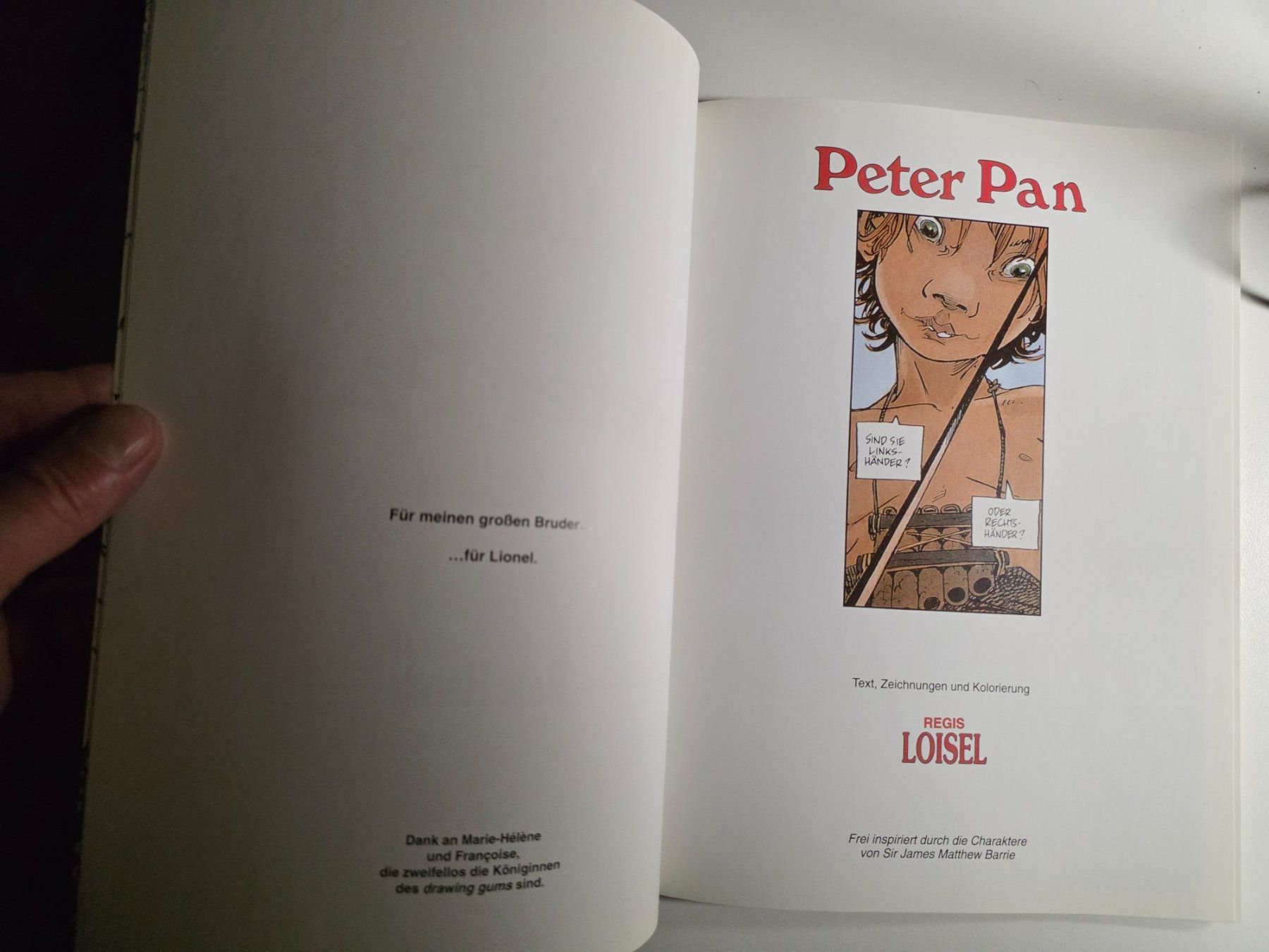 Comic: Loisel - Peter Pan - Rote Hand - Band 4 (Gebraucht) in ...