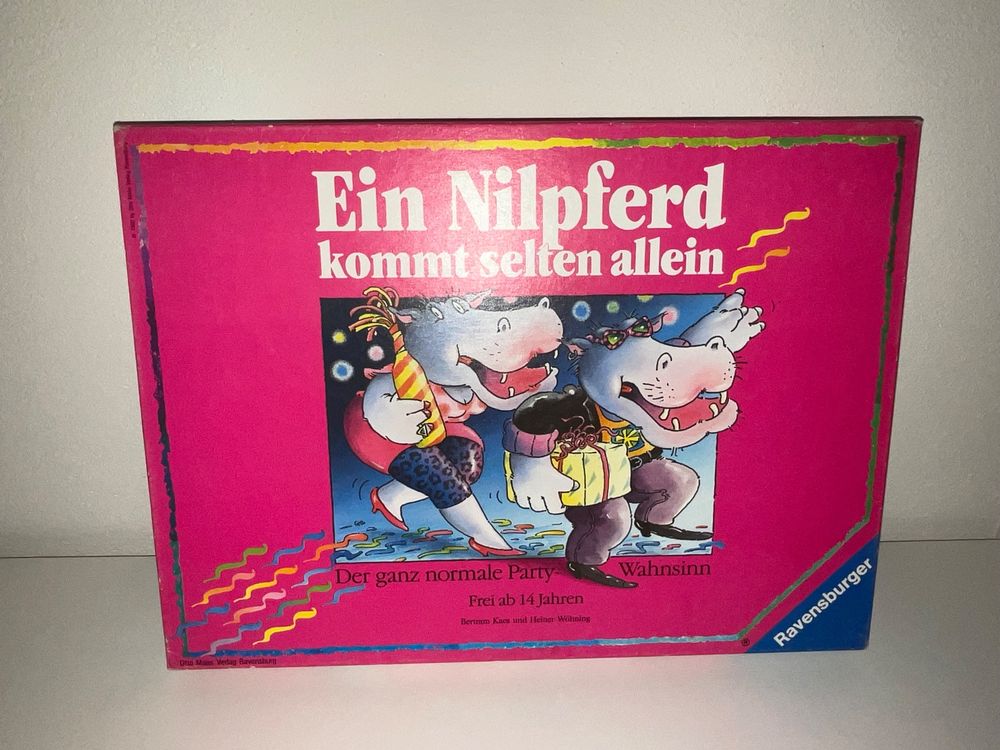🦛 Ein Nilpferd kommt selten allein 1993 🎲 Ravensburger (Gebraucht) in ...