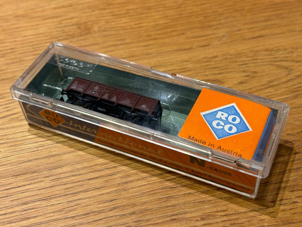 a321: Güterwagen, Roco (Spur N) (Neu und originalverpackt) in ...