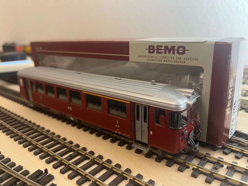 Bemo 3275 205 - FO Steuerwagen ABt 4191 (Gebraucht) in Rickenbach b. Wil für CHF 99 – mit ...