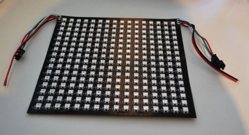 LED Matrix RGB 256 WS2812B Arduino Raspi (Neu und originalverpackt) in ...