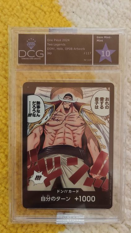 One Piece Don OP08 Artwork Two Legends Slab DCG 10 ab 1.- (Neu (gemäss ...