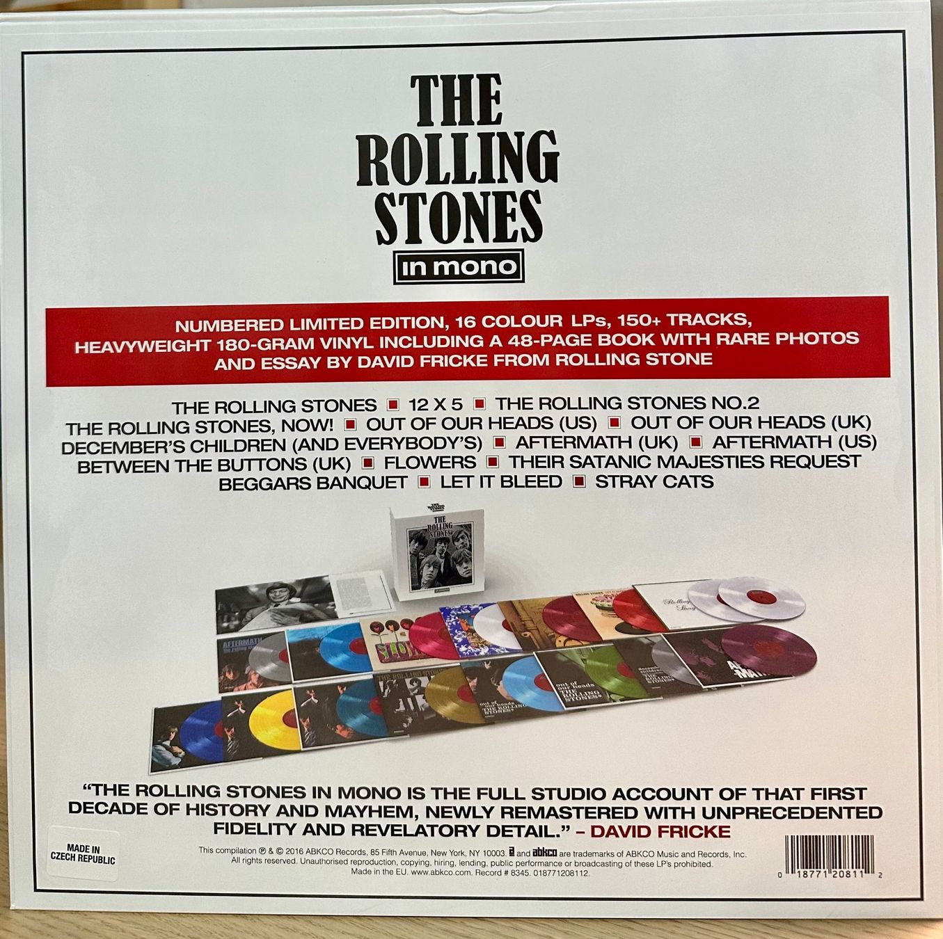 The Rolling Stones In Mono // 16 LPs: Mint; Box: Mint (Gebraucht) in ...