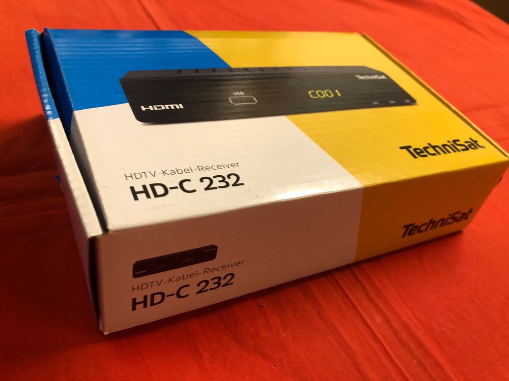Neue TV-Box Technisat HD-C232 für Kabel-TV (Neu (gemäss Beschreibung ...