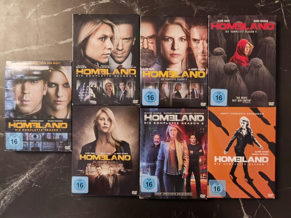 Homeland Staffel 1 - 7 DVD (Gebraucht) in Kaiseraugst für CHF 21 – mit ...