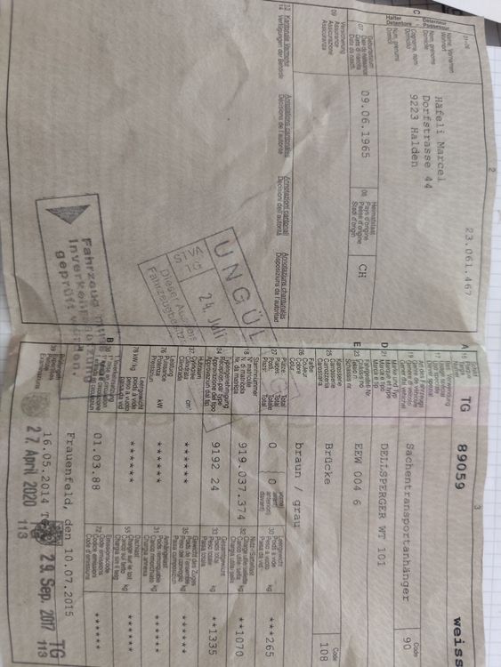 Anhänger Dellsperger WT 101 | Kaufen auf Ricardo