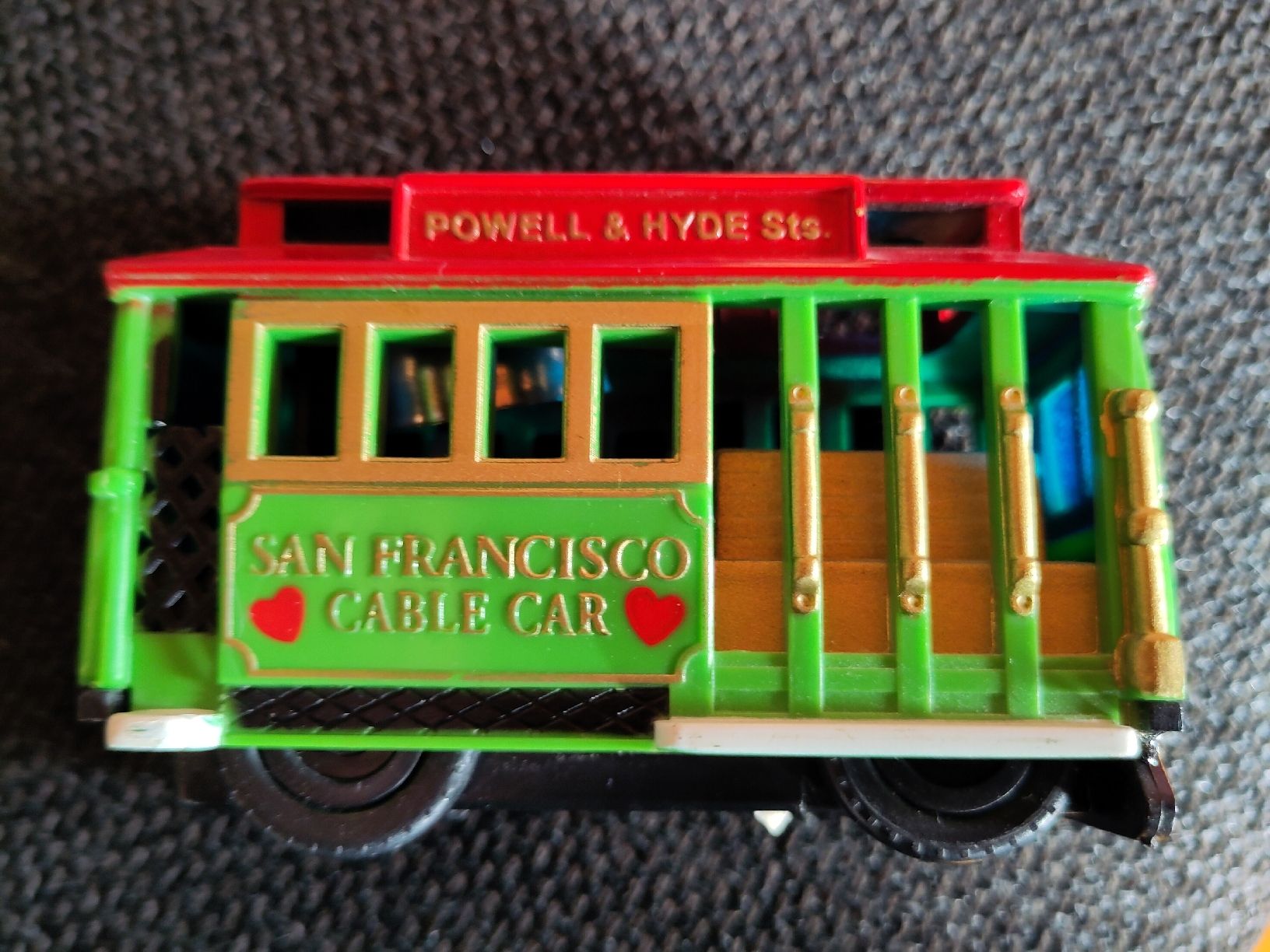 Cable car San Francisco - 2 Stück mit Glocke beim Fahren (Gebraucht) in ...