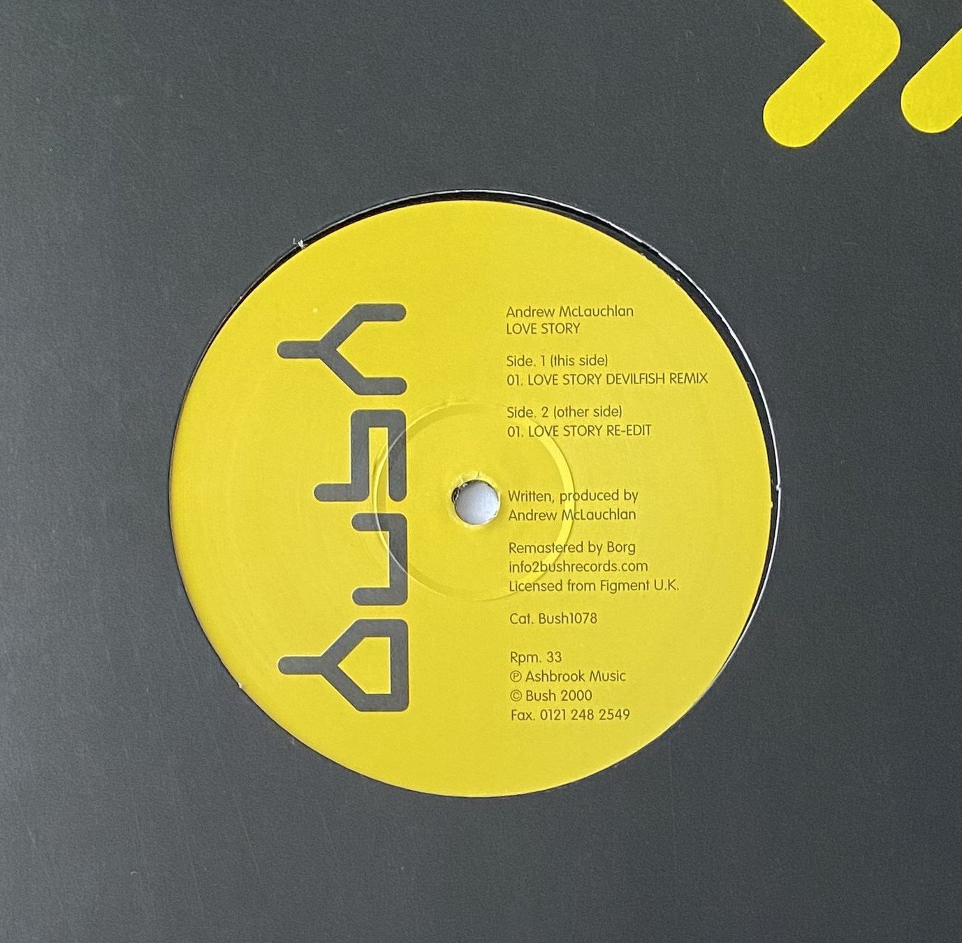 Andrew McLauchlan, Love Story (Techno, Latin) RARE VINYL!!! (Gebraucht ...