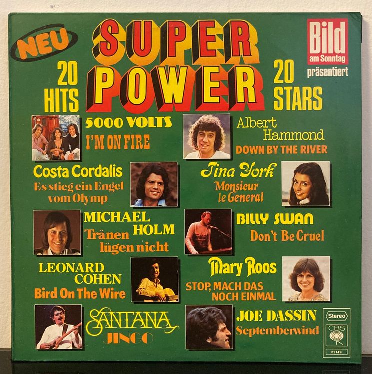 Various🔸Super Power 🔸20 Hits 20 Stars LP °1975° NM/MINT (Neu (gemäss ...