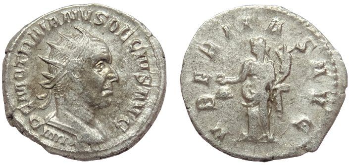 TRAJAN DECIUS silber denar (Gebraucht) in La Sarraz für CHF 20 – mit Lieferung auf Ricardo kaufen