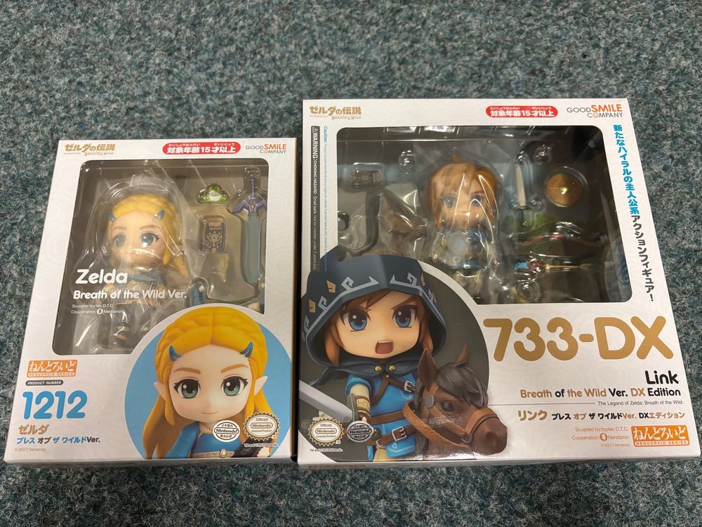 Nendoroid The Legend of Zelda Link und Zelda Figur ungeöffne (Neu und ...