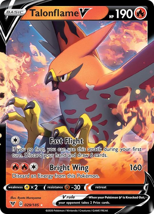 Pokemon Talonflame V 029/185 Vivid Voltage | Kaufen auf Ricardo