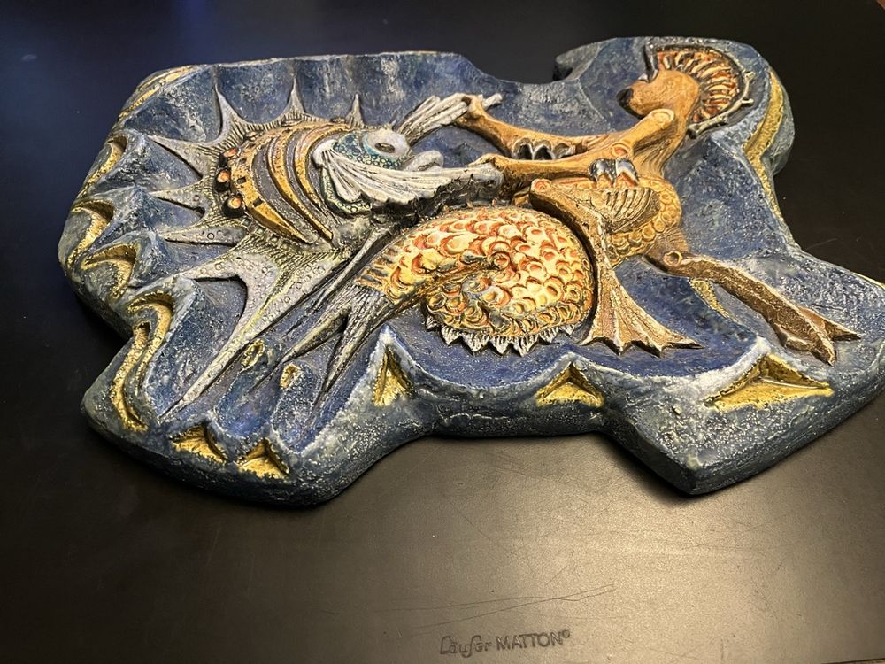 "Tanz der Fische" Relief tolle Künstlerarbeit! (Gebraucht) in ...