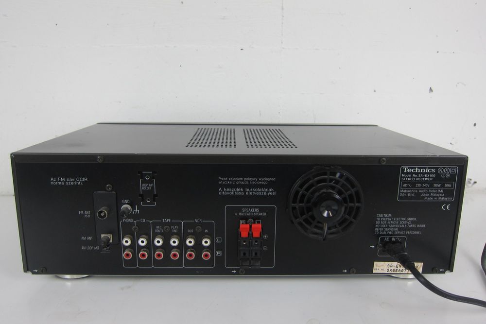 Technics SA-EX 100 Stereo Receiver Verstärker 2x 100 W (Gebraucht) in ...