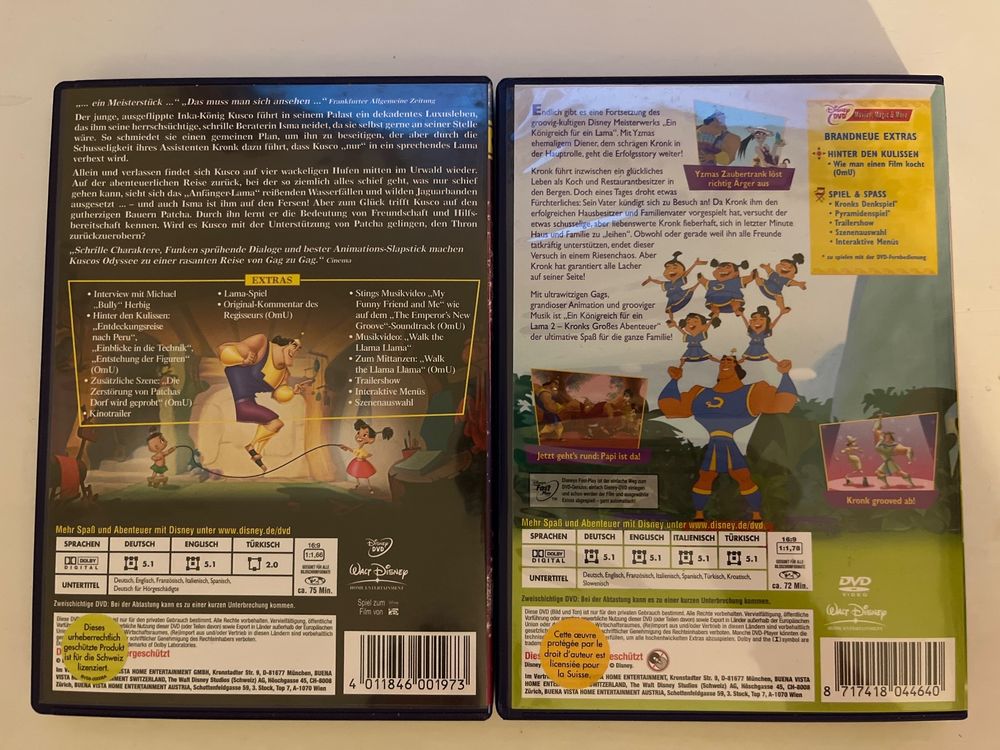 Disney:Ein Königreich für ein Lama 1 &2 - Special Collection (Neuf ...