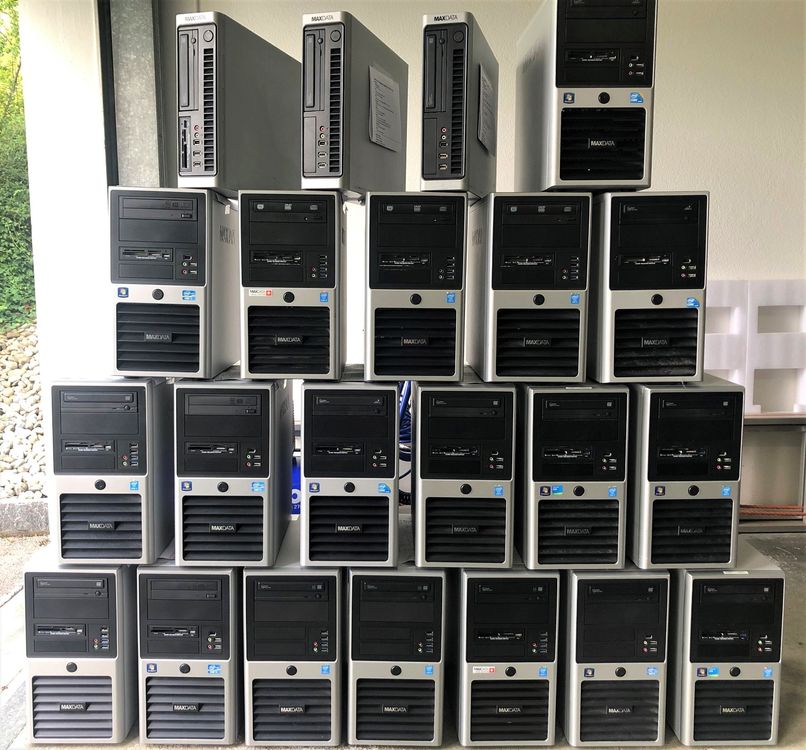 1x MAXDATA PC, Core i5, 250GB SSD, 1TB HDD, DVD, Win10 Pro (Gebraucht ...