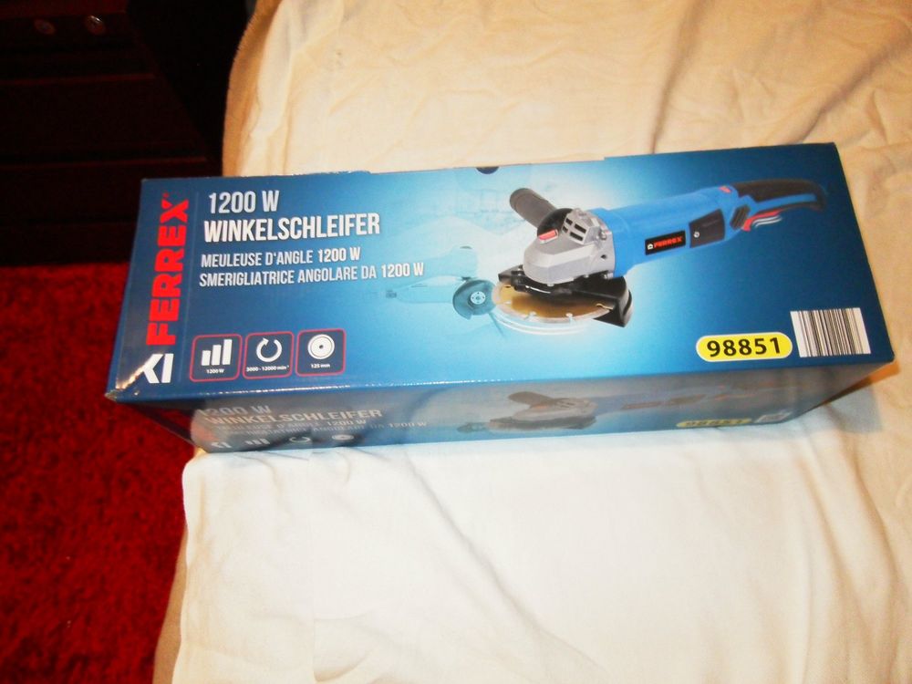 FERRE1200w /WINKELSCHLEIFER NEU (Nuovo e nell'imballaggio originale) a ...
