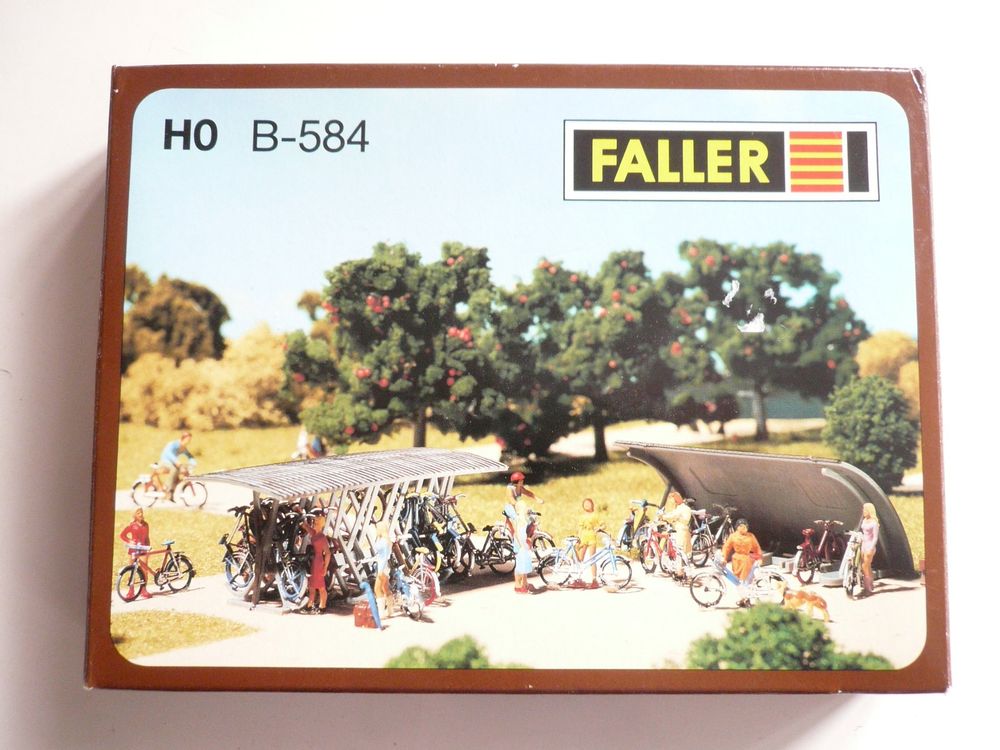 FALLER H0 B-584 FAHRRAD-SET MIT UNTERSTÄNDEN NEU UND OVP (Neu und ...