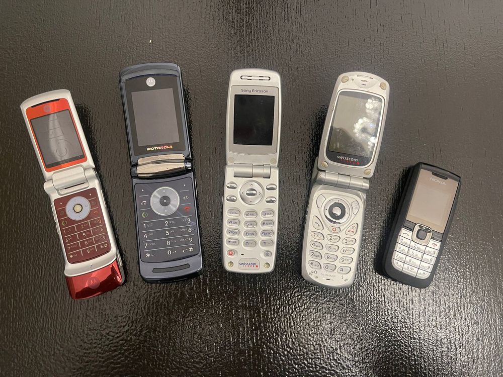 5 alte Natel für Sammler/Liebhaber IT-Nostalgie, Handy Phone (Gebraucht ...
