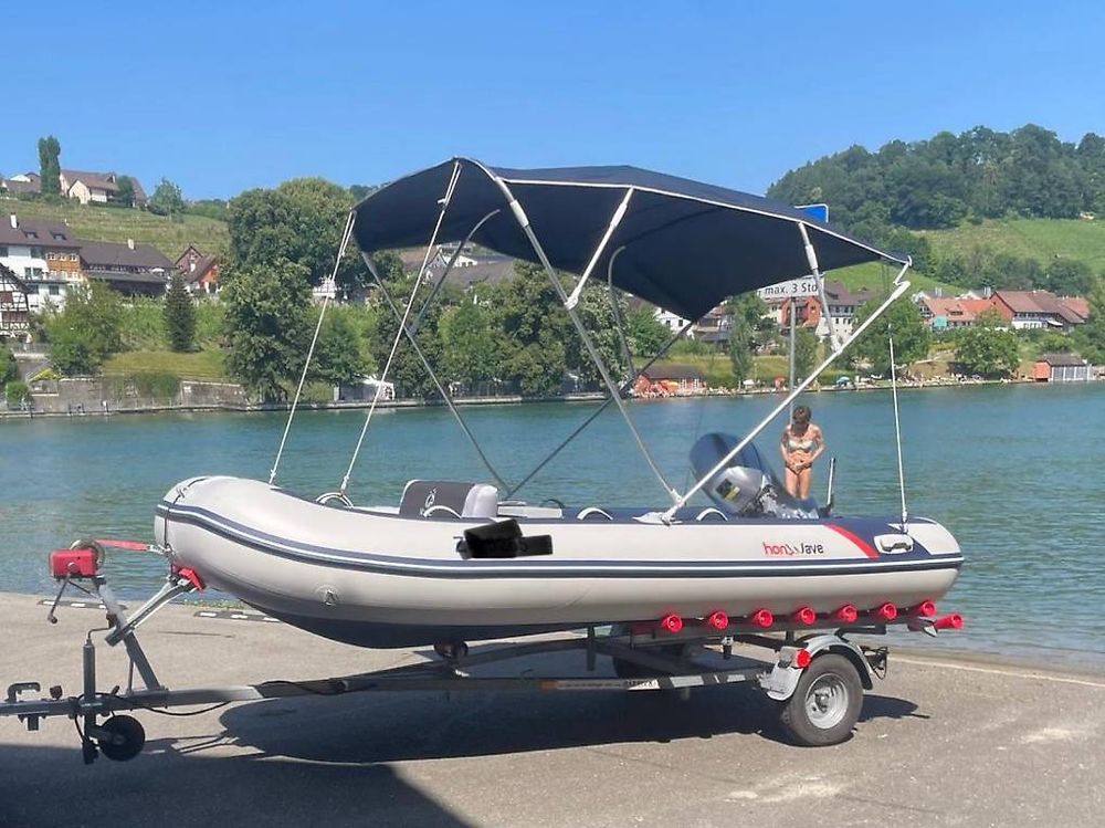Honwave Honda t40 mit Honda 20 Ps , Trailer (Gebraucht) in embrach für ...